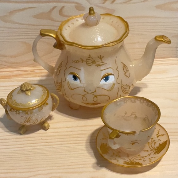 Disney | Toys | Disney Beauty The Beast Enchanted Tea Set Mrs Potts ...